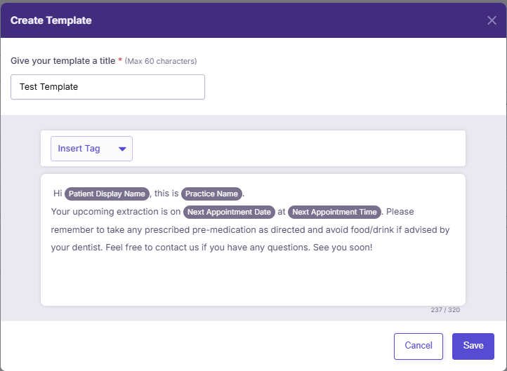 Text Message Templates – CareCru